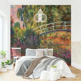 Bilderwelten Fototapete Claude Monet - Japanische Br&uuml;cke im Garten von Giverny