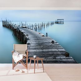 Bilderwelten Fototapete Der Hafen von Carrasqueira