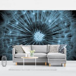 Bilderwelten Fototapete Blau get&ouml;nte Pusteblume