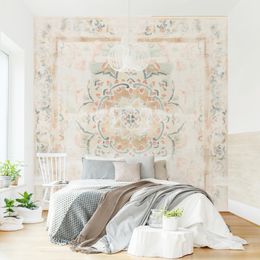 Bilderwelten Fototapete Erinnerungen an Shiraz Ornamente Muster Shabby selbstklebende Tapete orientalisch Wandtapeten Wohnzimmer Flur Schlafzimmer Vliestapete