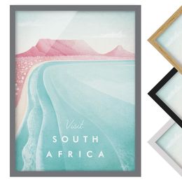 Bilderwelten Bild mit Rahmen - Hochformat Reiseposter - S&uuml;dafrika