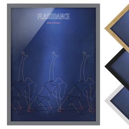 Bilderwelten Bild mit Rahmen - Hochformat Filmposter Flashdance