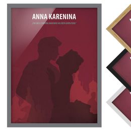 Bilderwelten Bild mit Rahmen - Hochformat Filmposter Anna Karenina