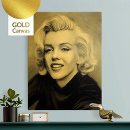 Bilderwelten Leinwandbild - Hochformat Marilyn privat