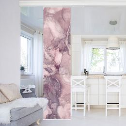 Bilderwelten Schiebegardine Farbexperimente Marmor Violett