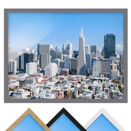 Bilderwelten Bild mit Rahmen San Francisco Skyline