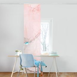 Bilderwelten Schiebegardine Spiel der Farben Pastell Zuckerwatte