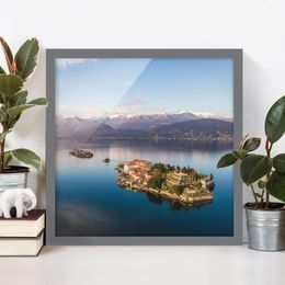 Bilderwelten Bild mit Rahmen Insel Isola Bella in Italien