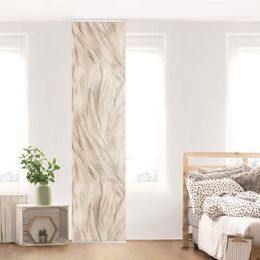 Bilderwelten Schiebegardine Aquarell Weizen in Beige