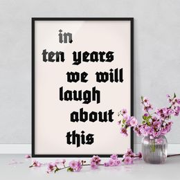 Bilderwelten Bild mit Rahmen In ten years