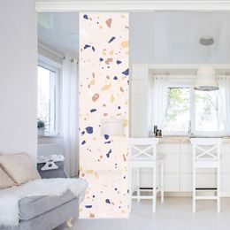 Bilderwelten Schiebegardine Detailliertes Terrazzo Muster Padova