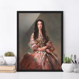 Bilderwelten Bild mit Rahmen Verr&uuml;ckte Prinzessin