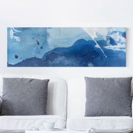 Bilderwelten Leinwandbild - Panorama Nordk&uuml;ste I