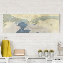 Bilderwelten Leinwandbild - Panorama Ozean und W&uuml;ste II