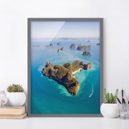 Bilderwelten Bild mit Rahmen Inseln im Meer