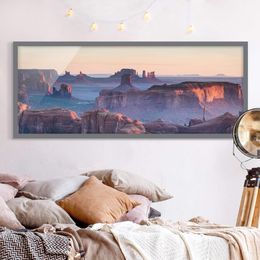 Bilderwelten Bild mit Rahmen Sonnenaufgang in Arizona