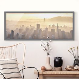 Bilderwelten Bild mit Rahmen San Francisco im Morgengrauen