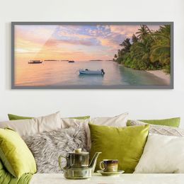 Bilderwelten Bild mit Rahmen Ruhendes Meer