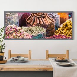 Bilderwelten Bild mit Rahmen Farbenfrohe Gew&uuml;rze