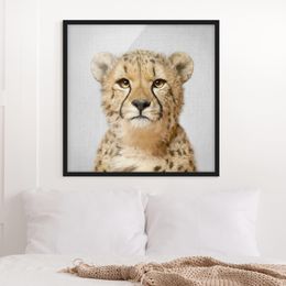 Bilderwelten Bild mit Rahmen Gepard Gerald