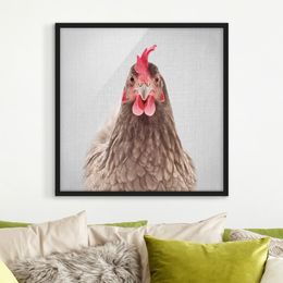 Bilderwelten Bild mit Rahmen Henne Henriette