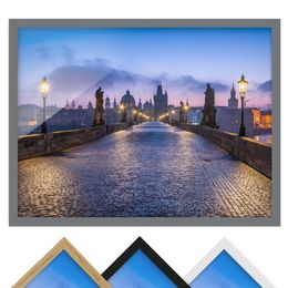 Bilderwelten Bild mit Rahmen Karlsbr&uuml;cke in Prag
