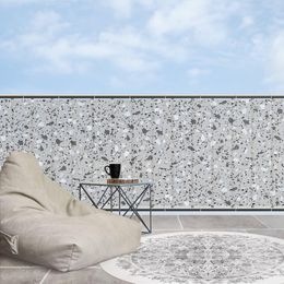 Bilderwelten Balkon Sichtschutz Detailliertes Terrazzo Muster Massa