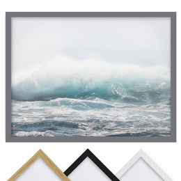 Bilderwelten Bild mit Rahmen Gro&szlig;e Welle Hawaii
