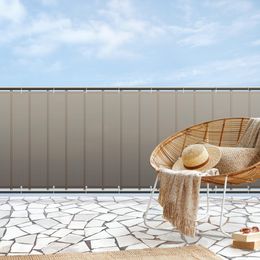 Bilderwelten Balkon Sichtschutz Beige Farbverlauf