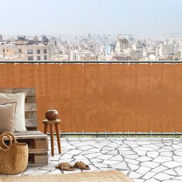 Bilderwelten Balkon Sichtschutz Orange