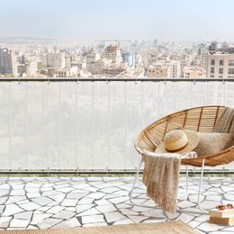 Bilderwelten Balkon Sichtschutz Polarwei&szlig;