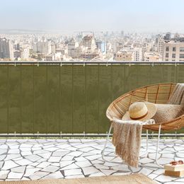 Bilderwelten Balkon Sichtschutz Olive Gr&uuml;n