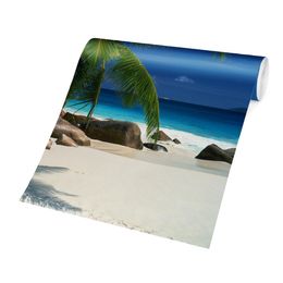 Bilderwelten Tapete - Fototapete Strand - Traumstrand - Wandtapete Schlafzimmer Wohnzimmer modern - auch kleisterfrei
