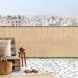 Bilderwelten Balkon Sichtschutz Pastell Orange