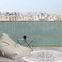 Bilderwelten Balkon Sichtschutz Pastell Petrol