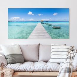Bilderwelten Leinwandbild Urlaub in den Tropen