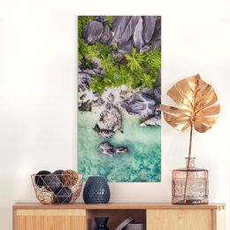 Bilderwelten Leinwandbild Versteckter Strand