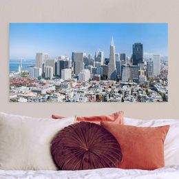 Bilderwelten Leinwandbild San Francisco Skyline