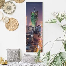 Bilderwelten Leinwandbild Nachtlichter von Macau