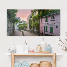 Bilderwelten Leinwandbild Rosa D&auml;mmerung in Paris
