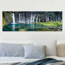 Bilderwelten Leinwandbild Shiraito Wasserfall