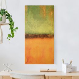 Bilderwelten Leinwandbild Pastell Sommer mit Gold