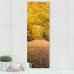 Bilderwelten Leinwandbild Herbst im Central Park