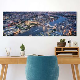Bilderwelten Leinwandbild Nachts in London
