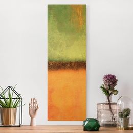 Bilderwelten Leinwandbild Pastell Sommer mit Gold