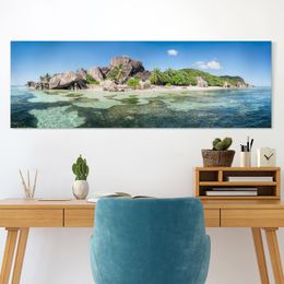 Bilderwelten Leinwandbild La Digue