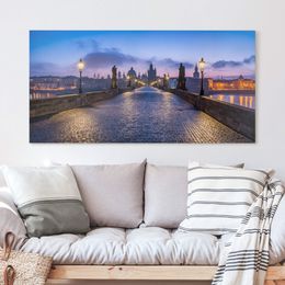 Bilderwelten Leinwandbild Karlsbr&uuml;cke in Prag