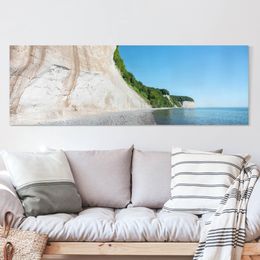 Bilderwelten Leinwandbild Kreidefelsen auf R&uuml;gen