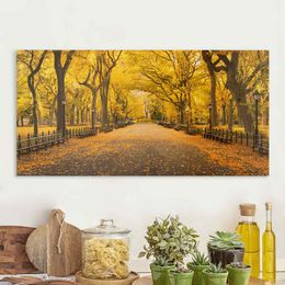 Bilderwelten Leinwandbild Herbst im Central Park