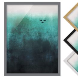 Bilderwelten Bild mit Rahmen Fische in der Tiefsee